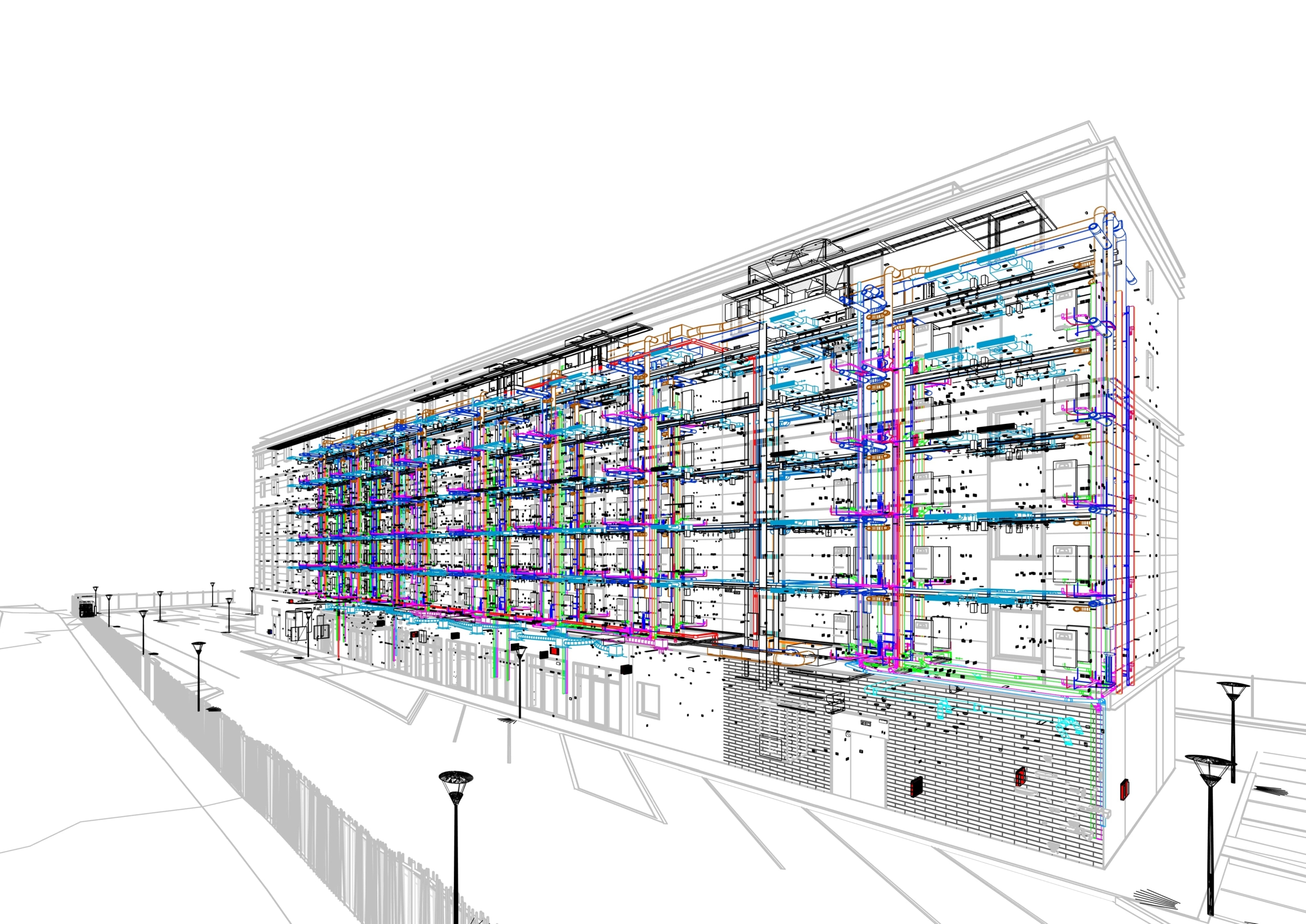 Hôtel - Neuf - 110 ch. - 3D BIM CVCSE - ARC